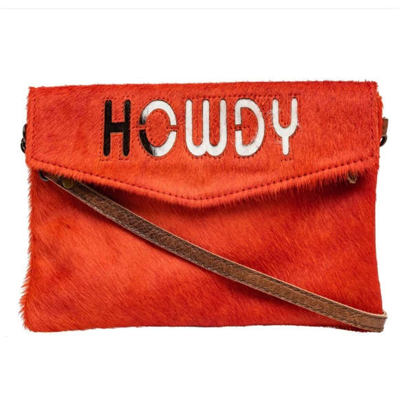 American Darling | Bags | American Darling Howdy Leather Hide Envelope ...